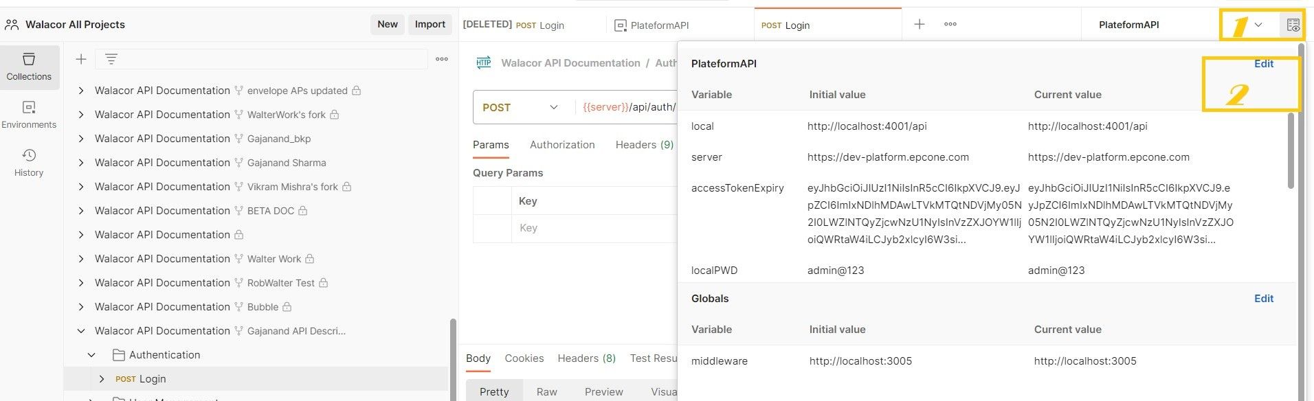 Walacor API Documentation