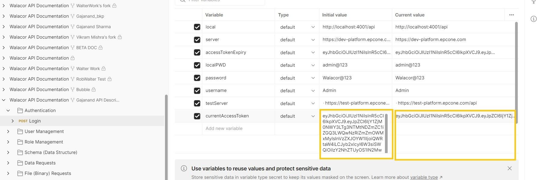 Walacor API Documentation